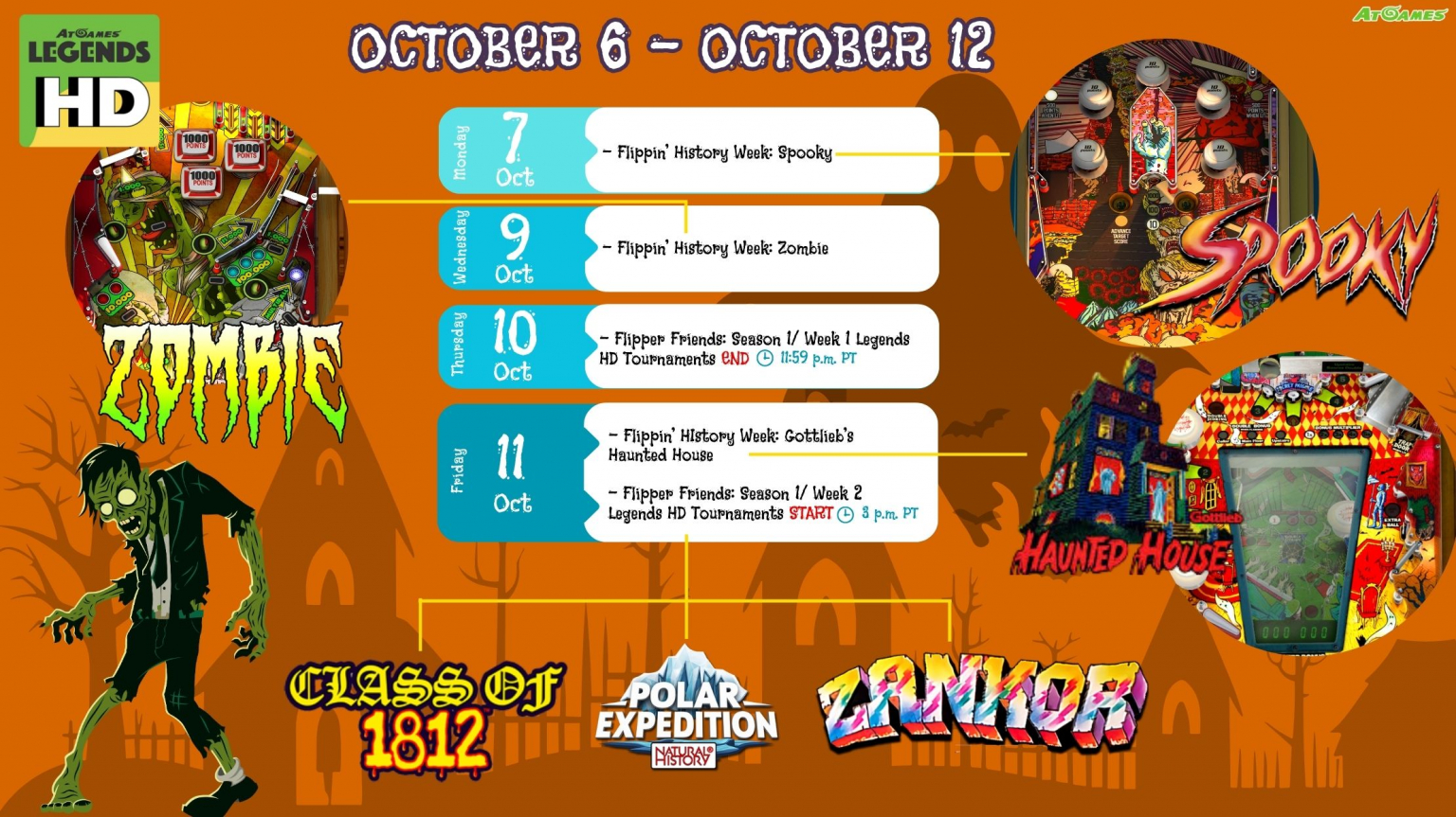 AtGames Legends HD Monthly Calendar - Legends Ultimate