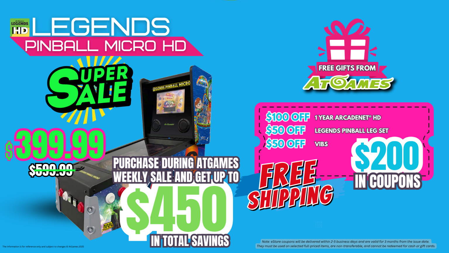 AtGames Legends 4K Monthly Calendar - AtGames